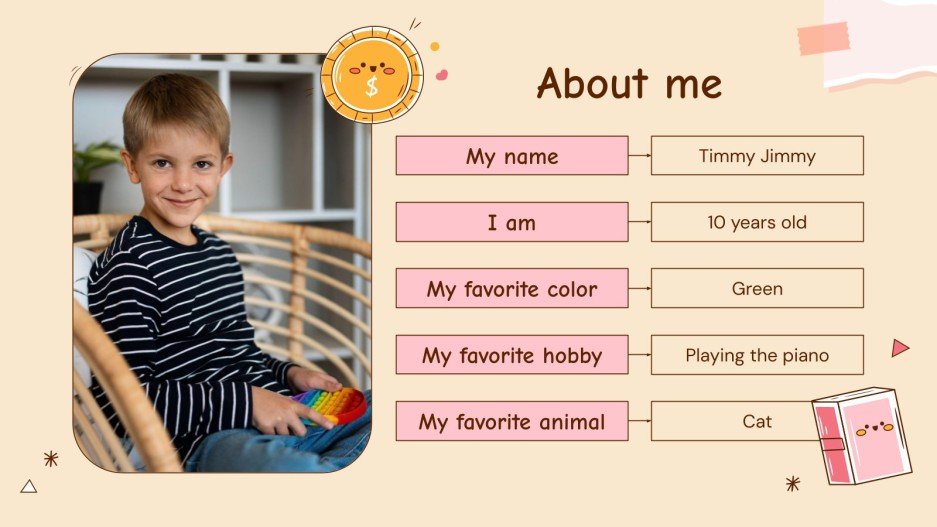 All About Me Presentation