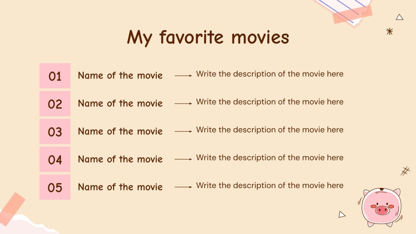 All About Me Presentation