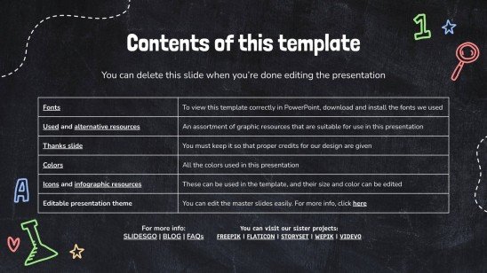 Simple Blackboard Background Lesson Presentation