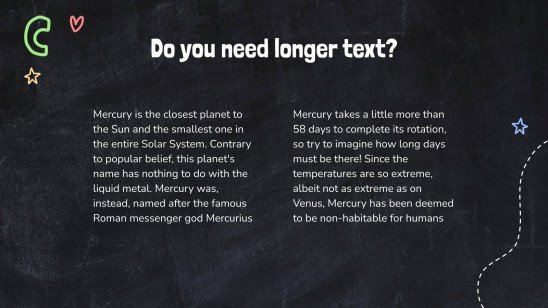 Simple Blackboard Background Lesson Presentation