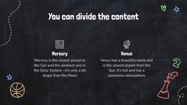 Simple Blackboard Background Lesson Presentation