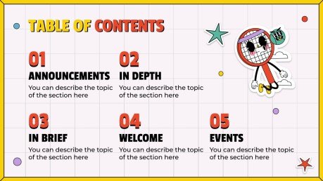 Cartoon Style Sports Newsletter Presentation