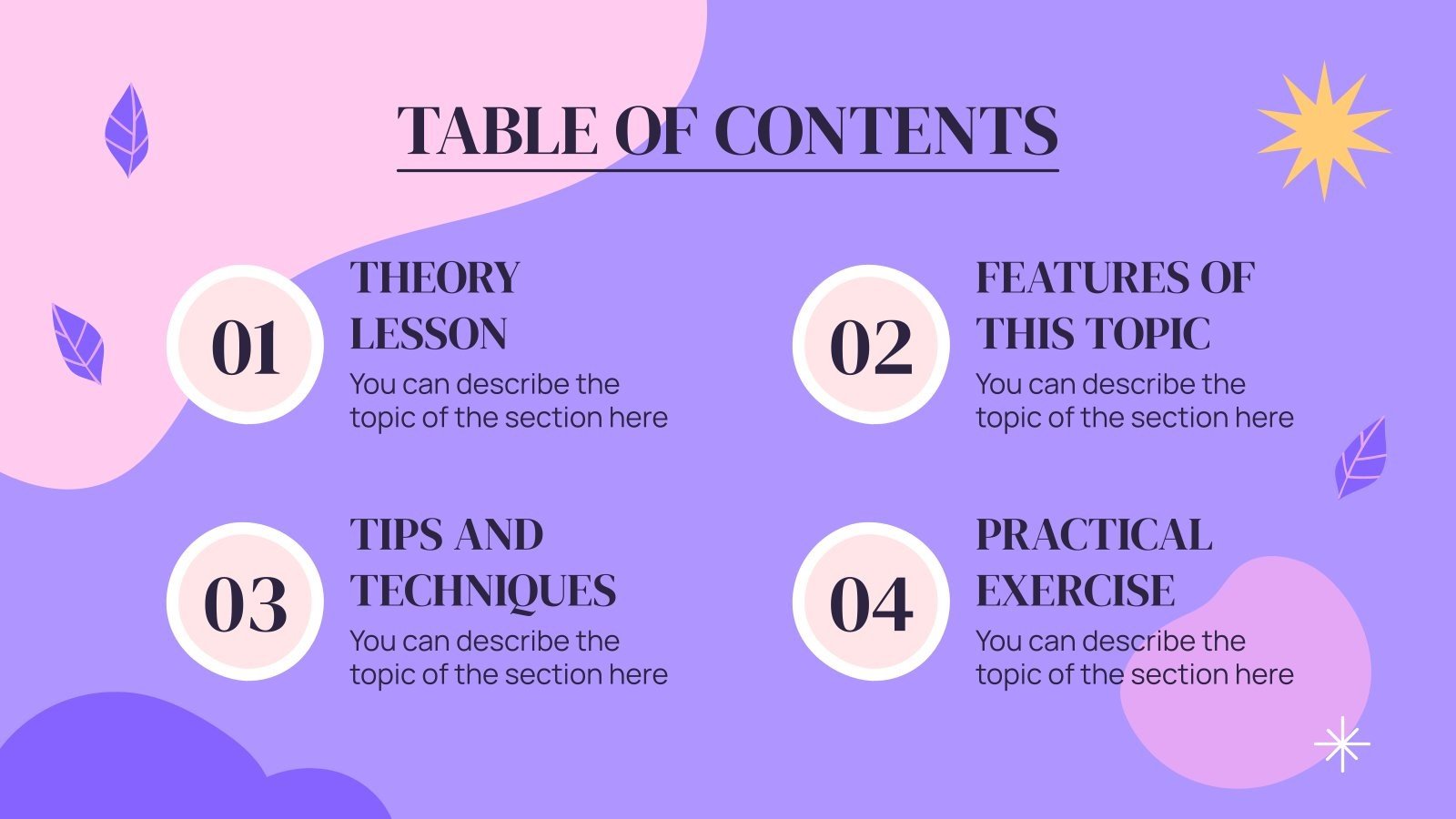 Positive Thoughts Workshop Presentation