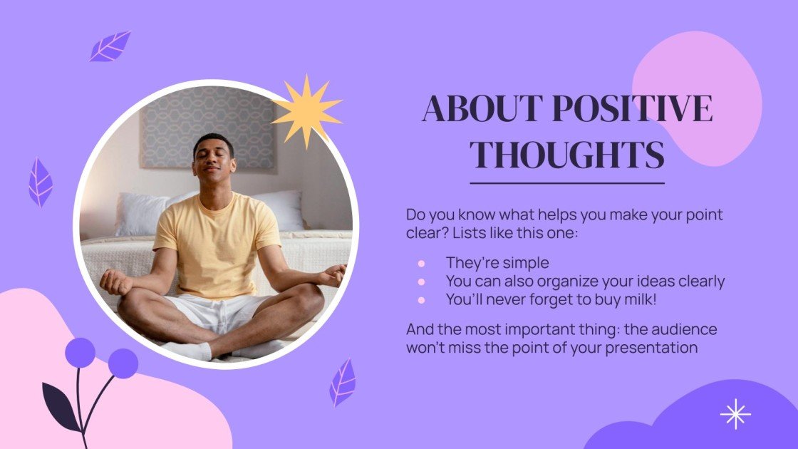 Positive Thoughts Workshop Presentation