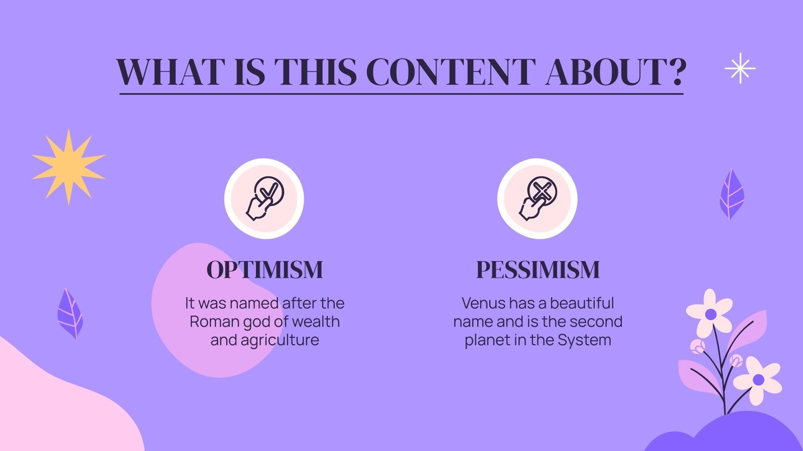 Positive Thoughts Workshop Presentation