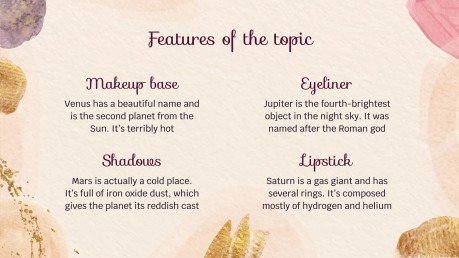 Self Makeup Workshop Presentation