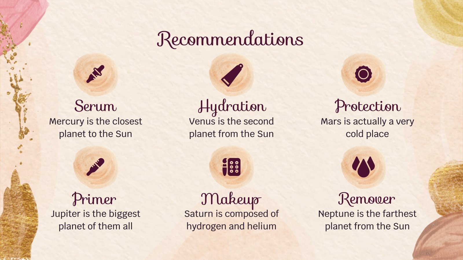 Self Makeup Workshop Presentation