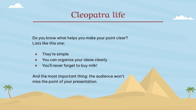 History for Middle School: Women in history - Cleopatra
