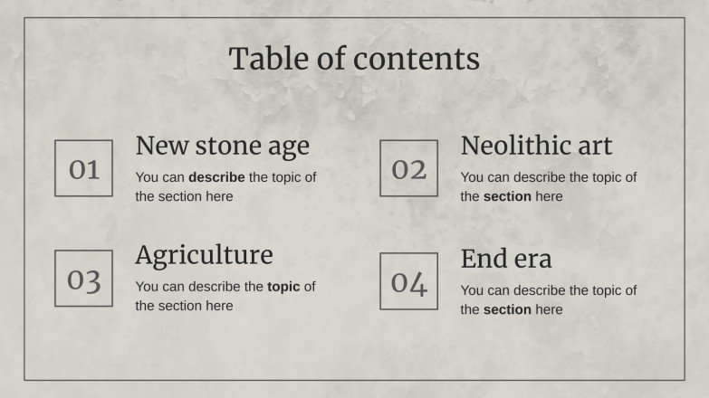 History Major for College: Neolithic Era Presentation