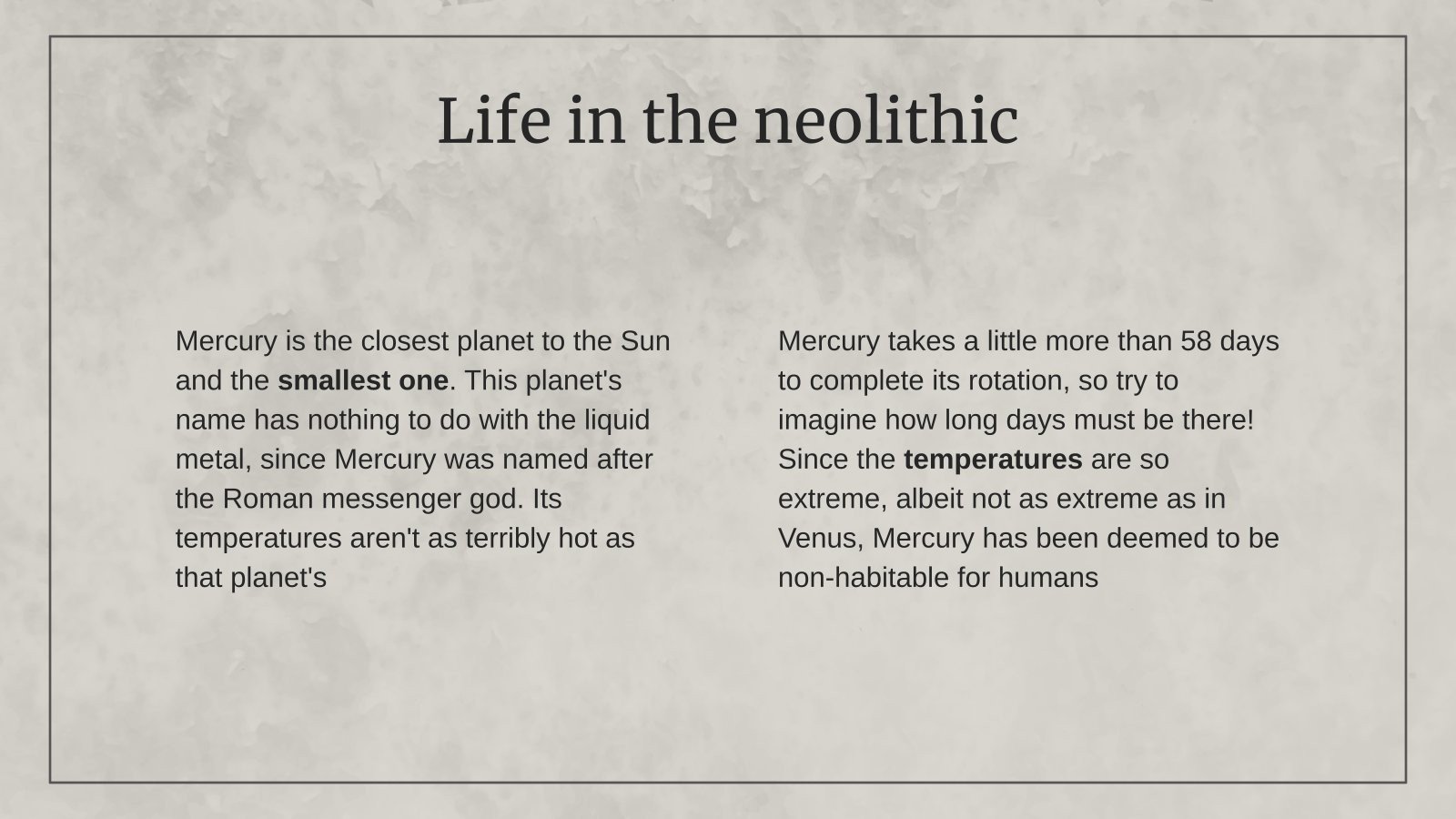 History Major for College: Neolithic Era Presentation