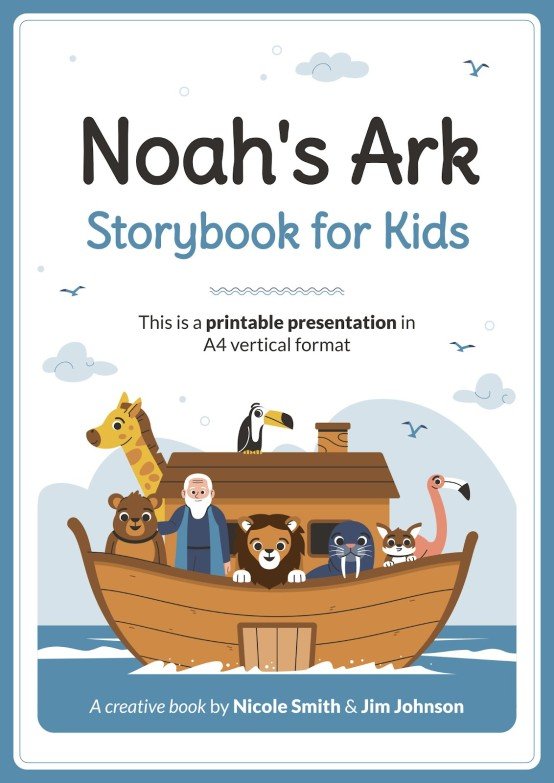 Noah's Ark Storybook for Kids Presentation