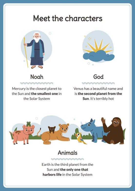 Noah's Ark Storybook for Kids Presentation