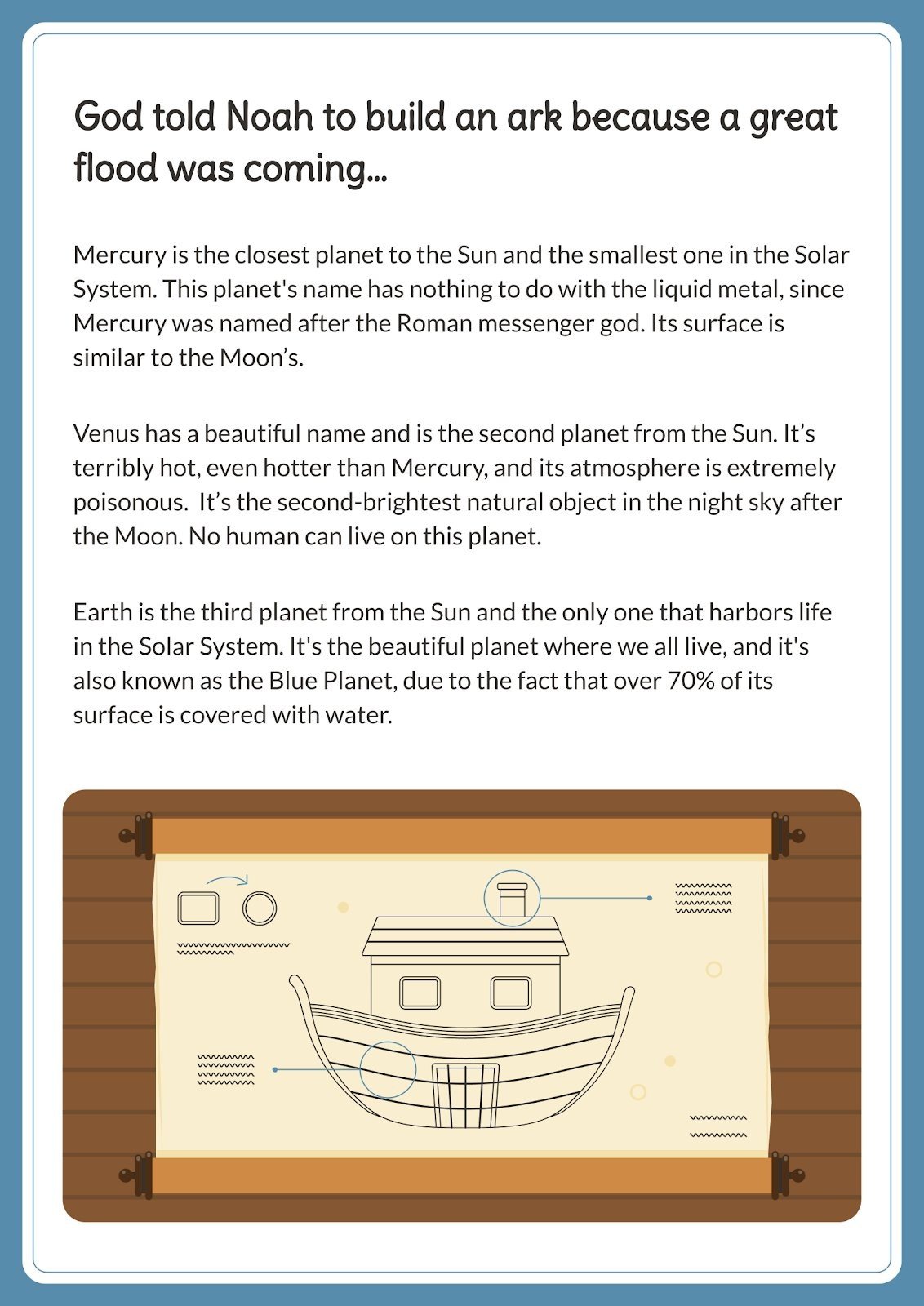 Noah's Ark Storybook for Kids Presentation