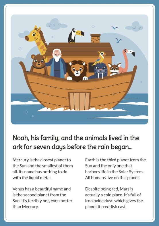 Noah's Ark Storybook for Kids Presentation