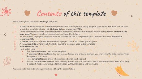 Boho Style Minitheme Presentation