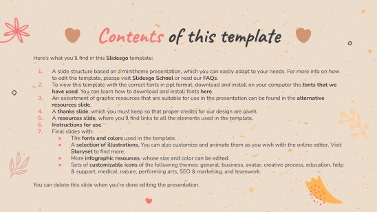 Boho Style Minitheme Presentation