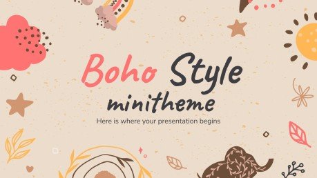 Free Boho-inspired templates for Google Slides & PowerPoint