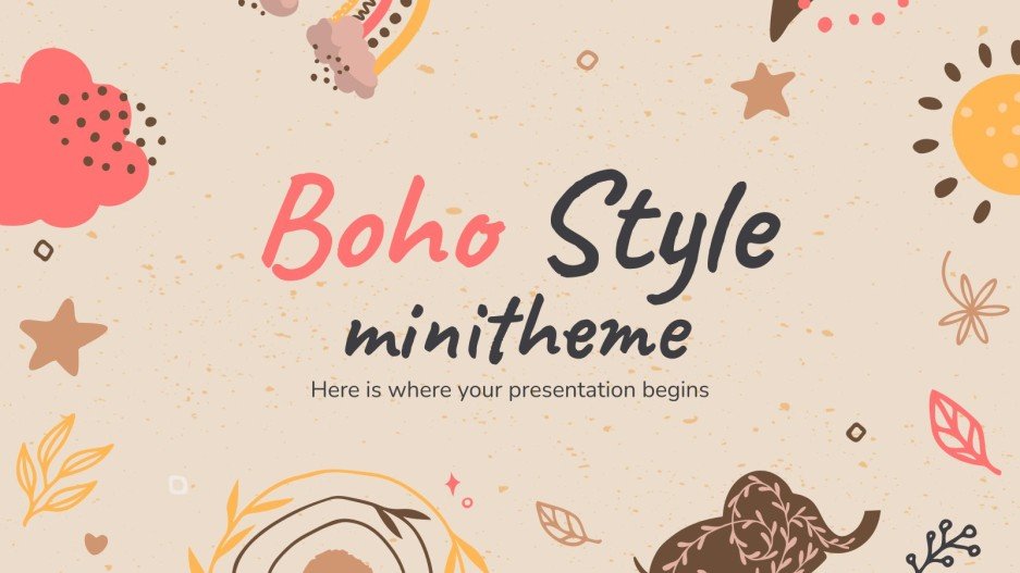Free Boho-inspired templates for Google Slides & PowerPoint