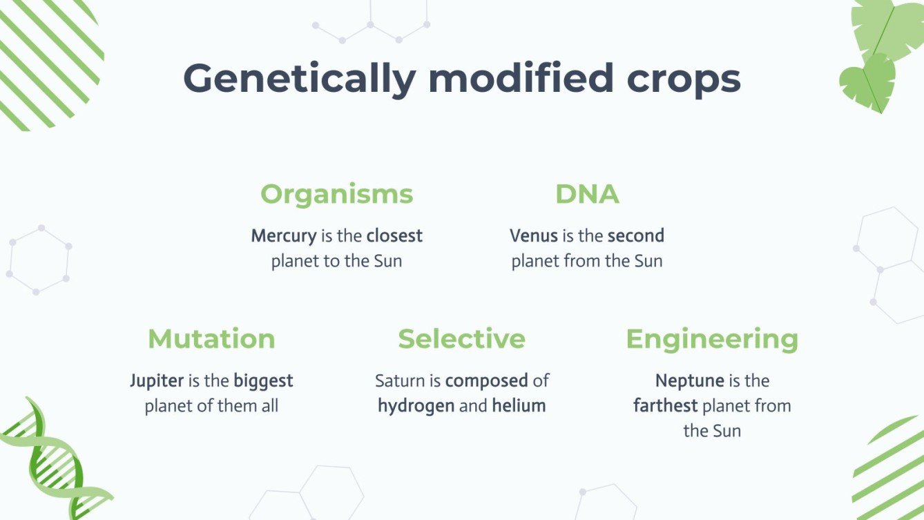 Plant Genetics Master's Degree Presentation