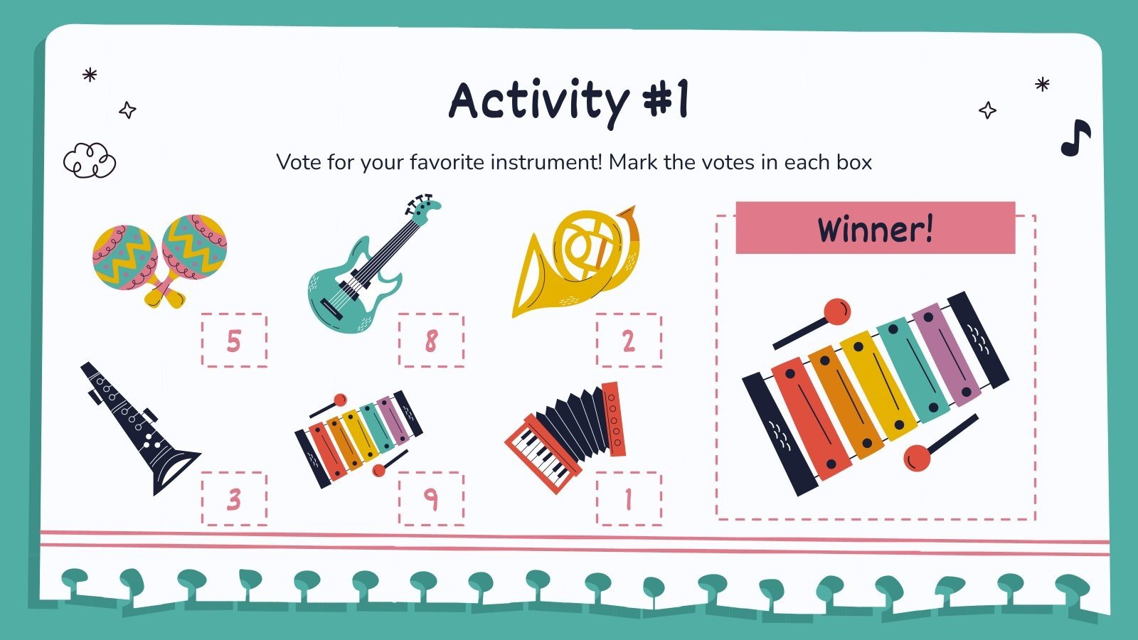 Music Subject Activities: Musical Instruments Families