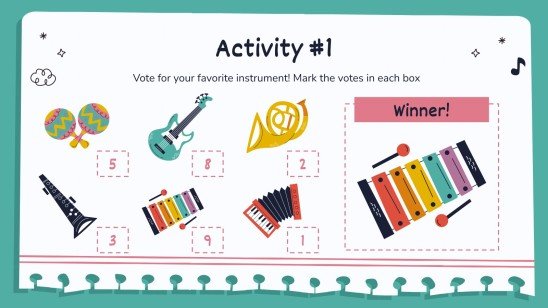 Music Subject Activities: Musical Instruments Families