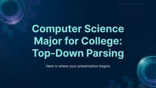Computer Science Major for College: Top-Down Parsing