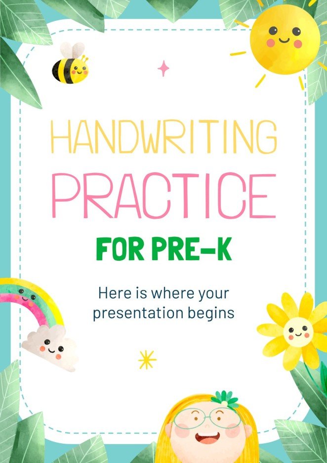 Handwriting Practice for Pre-K Presentation