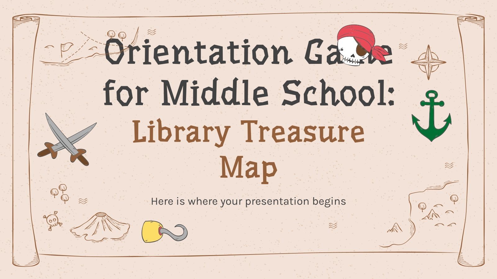 Library Treasure Map Presentation