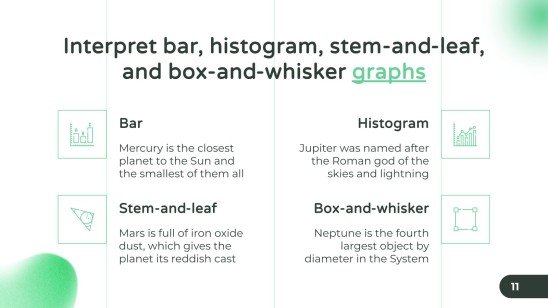 Data and Statistics Presentation