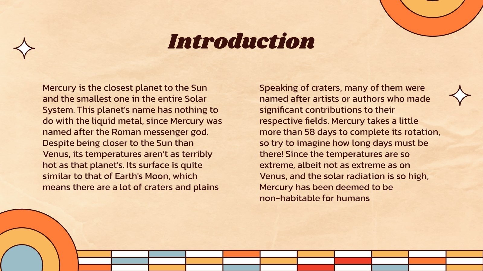 Retro Slides Presentation