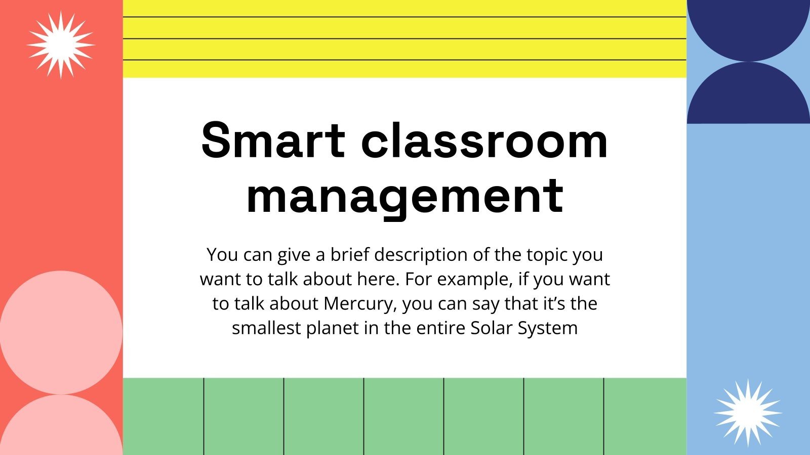 Smart Classroom Management Strategies Presentation