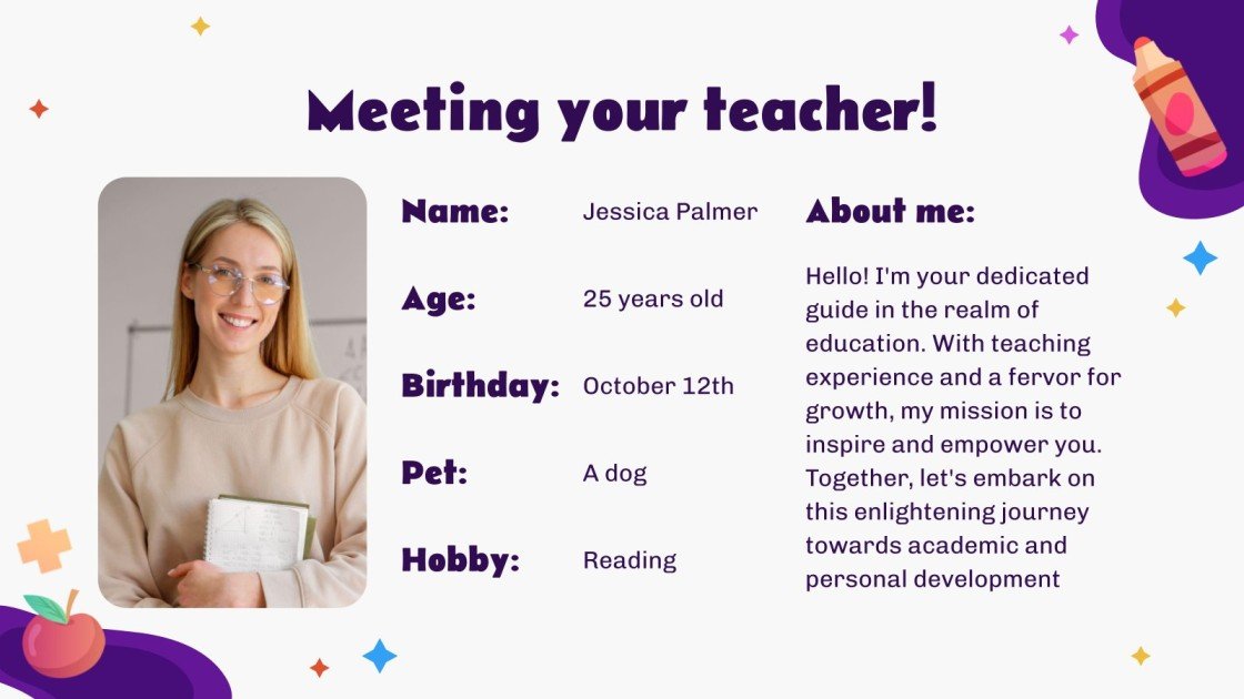 Welcome Back to School Presentation