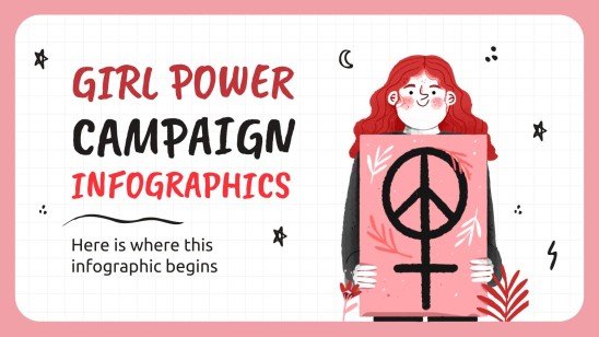 Girl Power Campaign Infographics Template