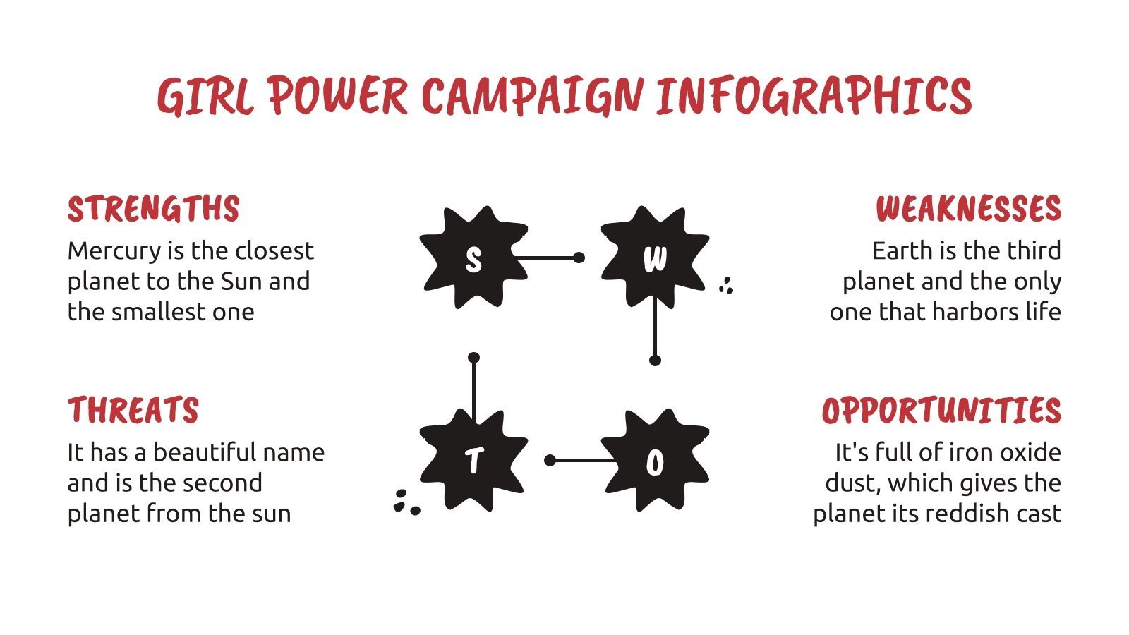 Girl Power Campaign Infographics Template
