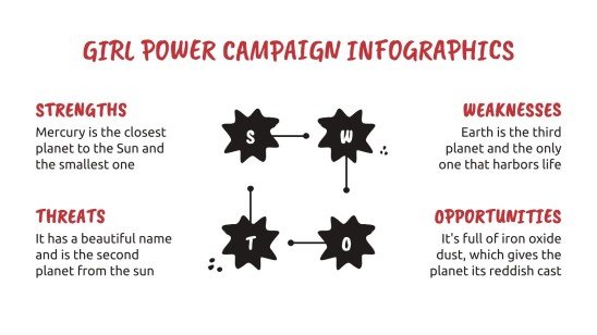 Girl Power Campaign Infographics Template