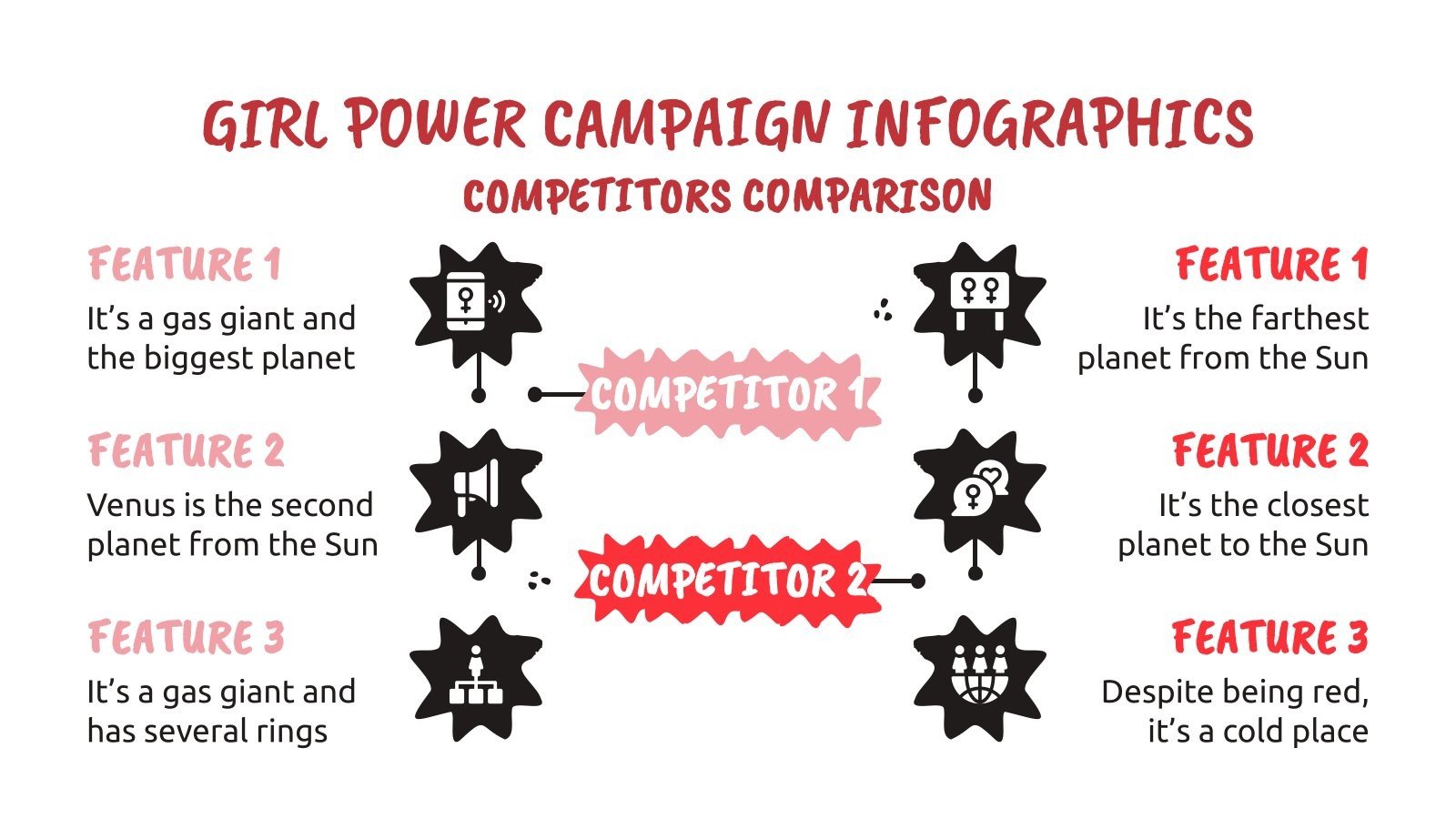 Girl Power Campaign Infographics Template