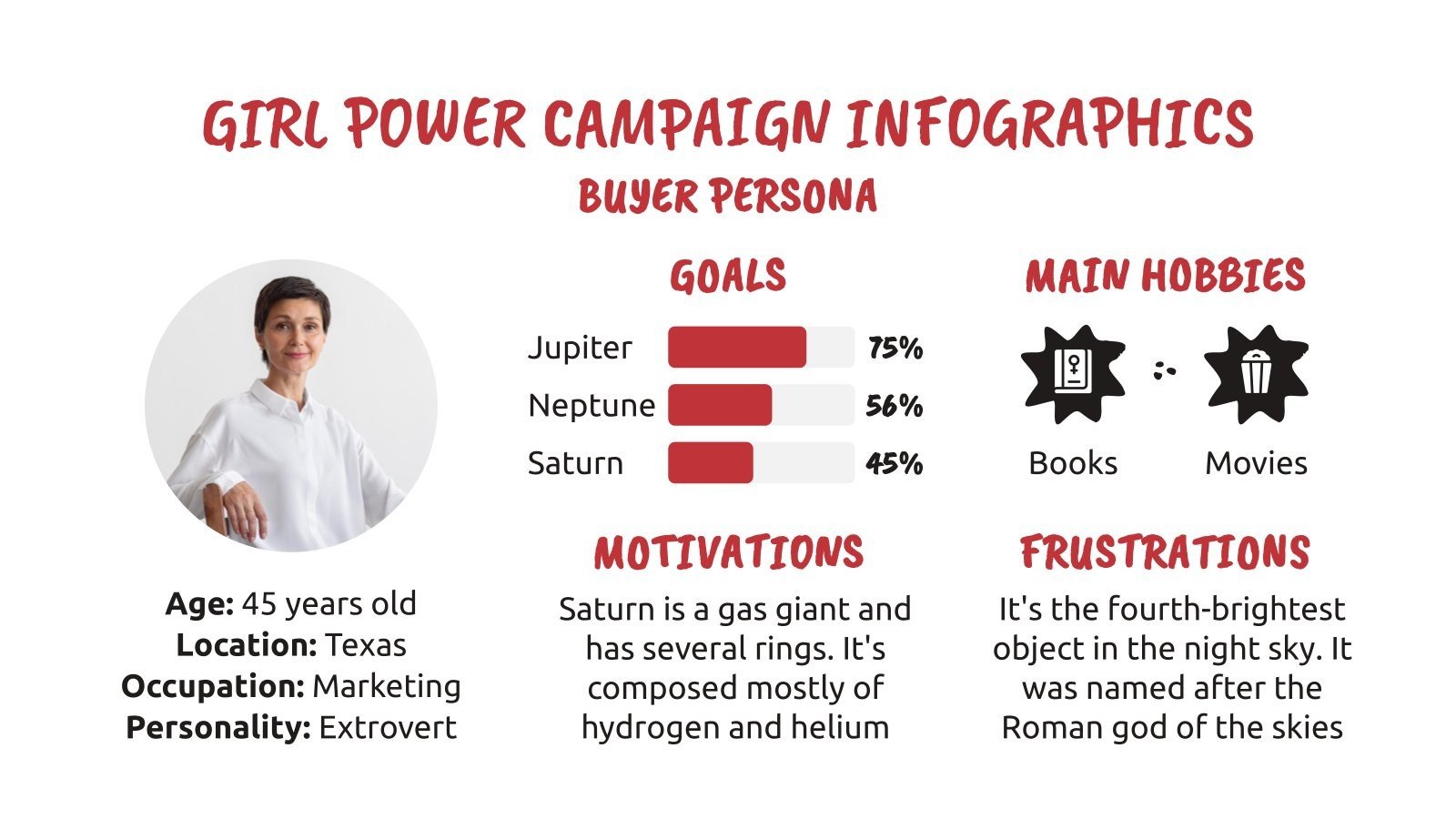Girl Power Campaign Infographics Template