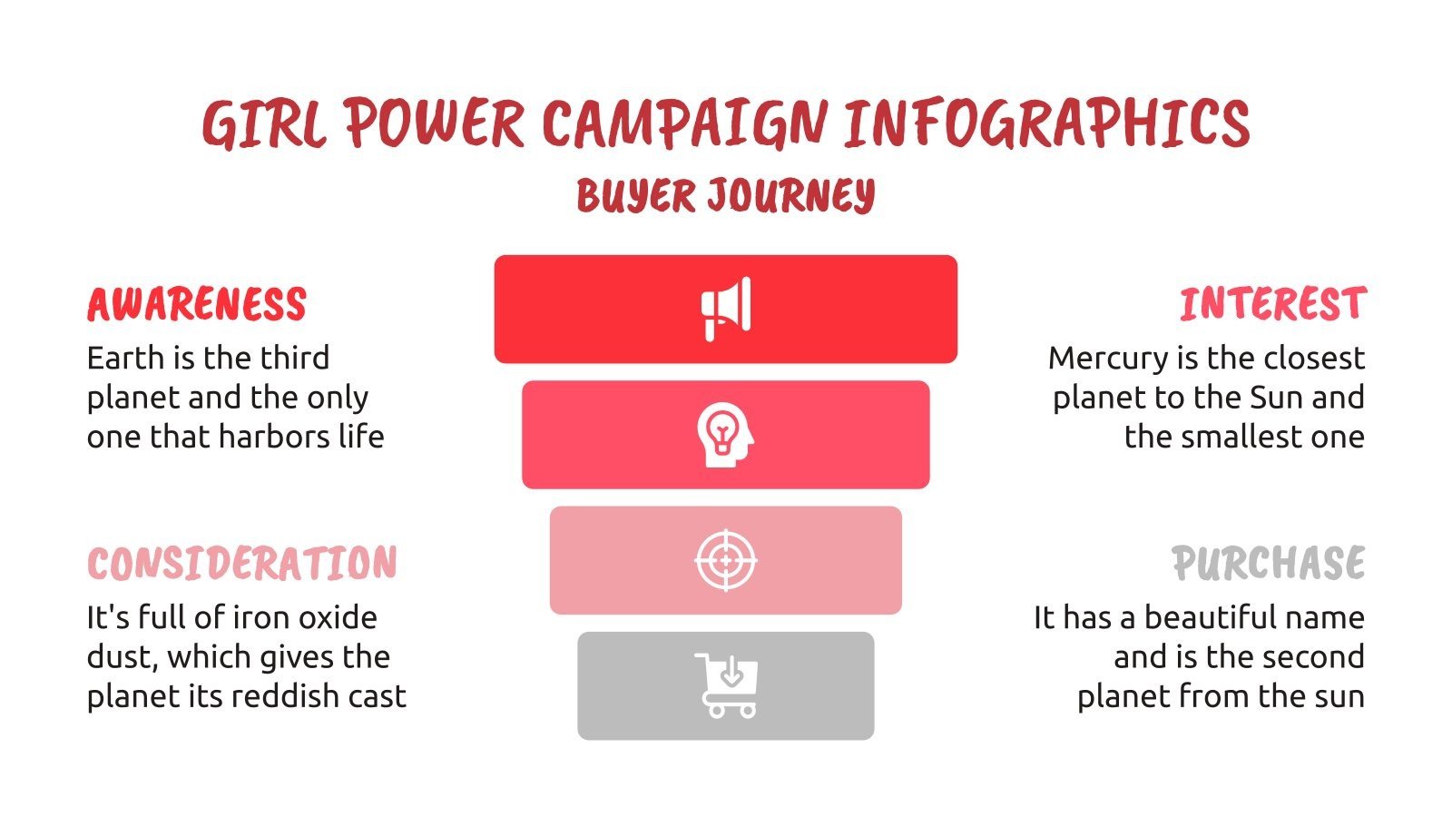 Girl Power Campaign Infographics Template