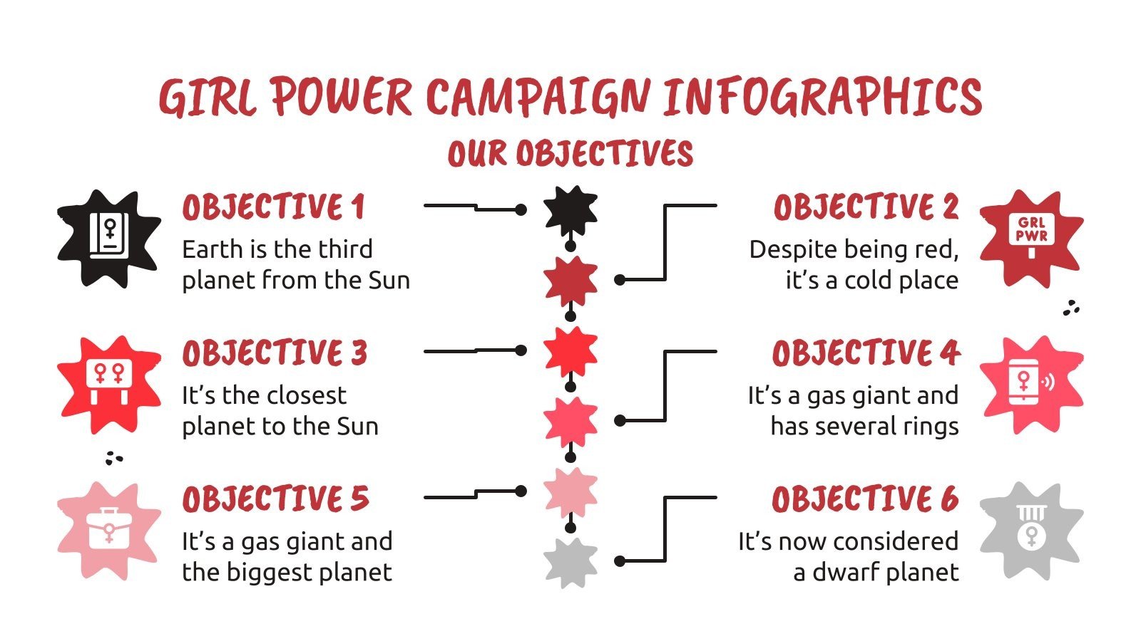 Girl Power Campaign Infographics Template