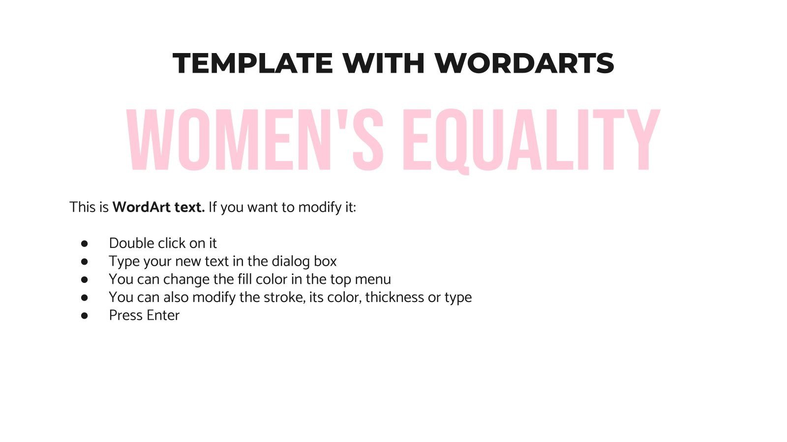 Women's Equality Day Infographics Template