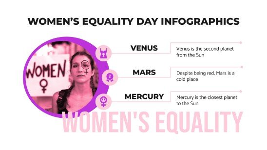 Women's Equality Day Infographics Template