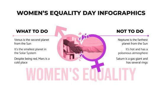 Women's Equality Day Infographics Template