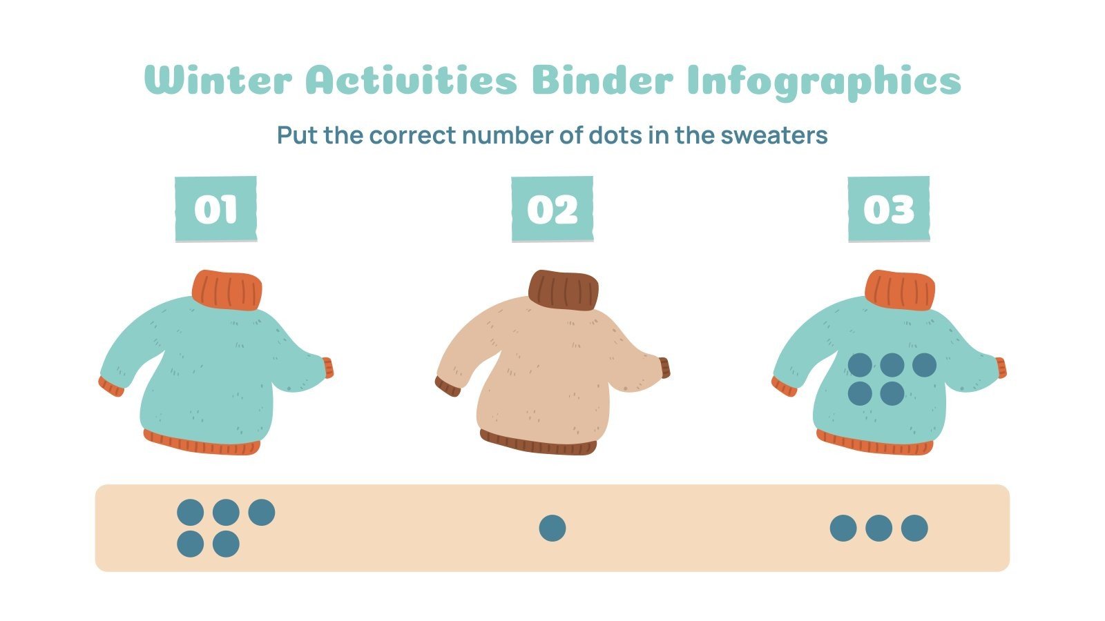 Winter Activities Binder Infographics Template