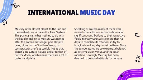 International Music Day Presentation