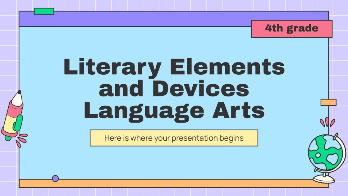 Elementos y dispositivos literarios - Artes del lenguaje