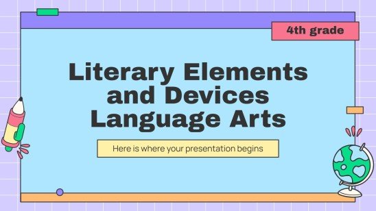 Literary Elements and Devices - 4th grade