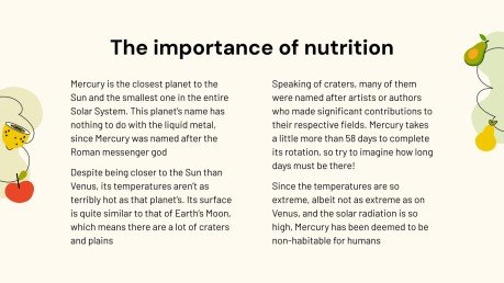 Nutrition and healthy food choices - Health 2nd Grade