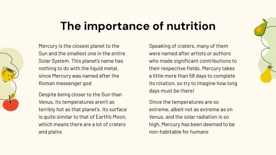 Nutrition and healthy food choices - Health 2nd Grade