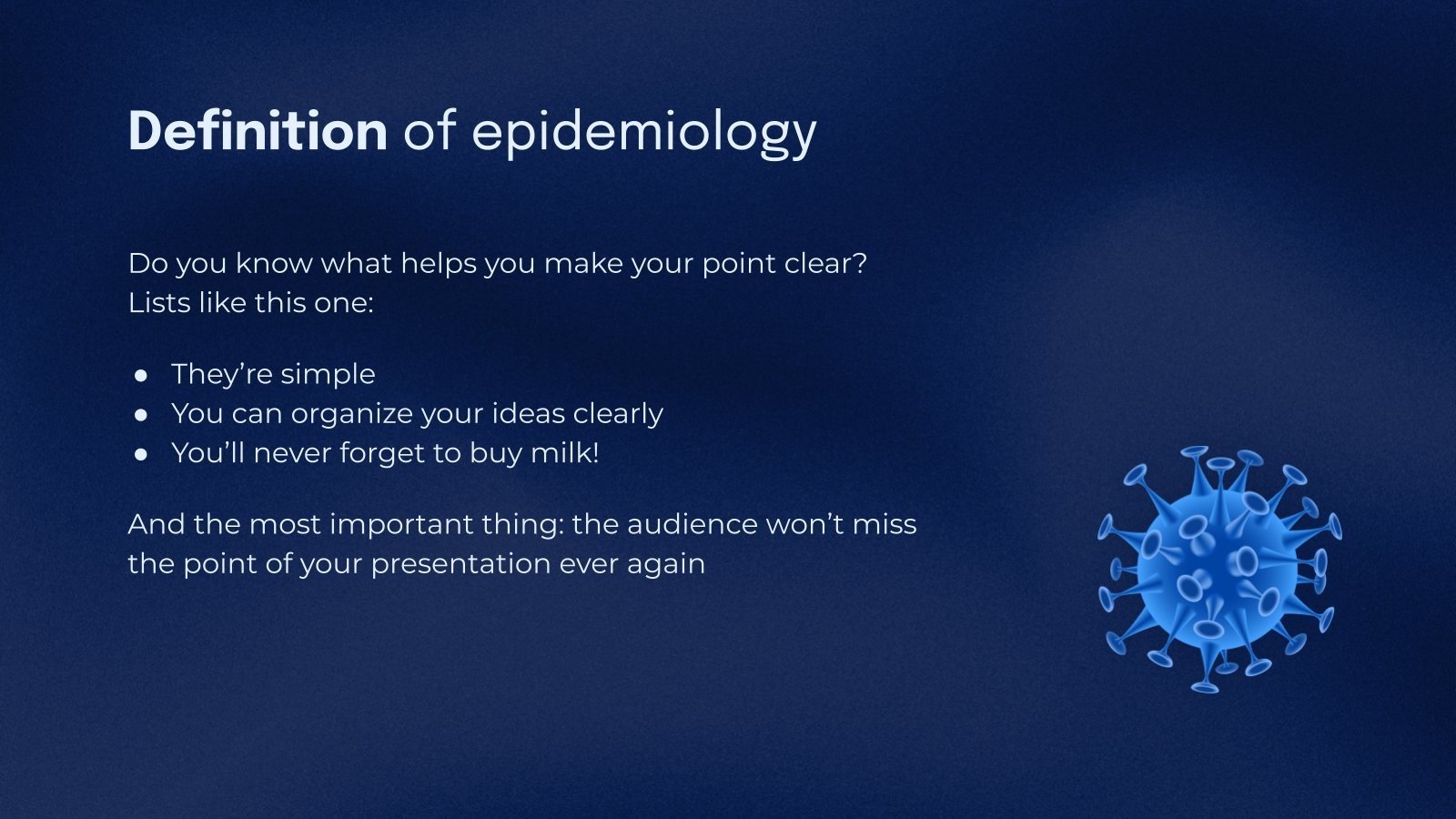 Introduction to Epidemiology - Master of Science