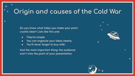 Cold War and the Space Race - History - 12th grade